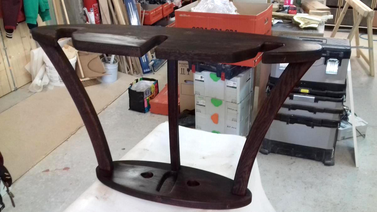 Création et réalisation d'un râtelier à fusils en bois de chêne - Jean ...